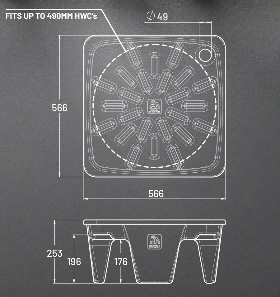 Hot Water Cylinder Stand | New Zealand Designed and Made | High Quality
